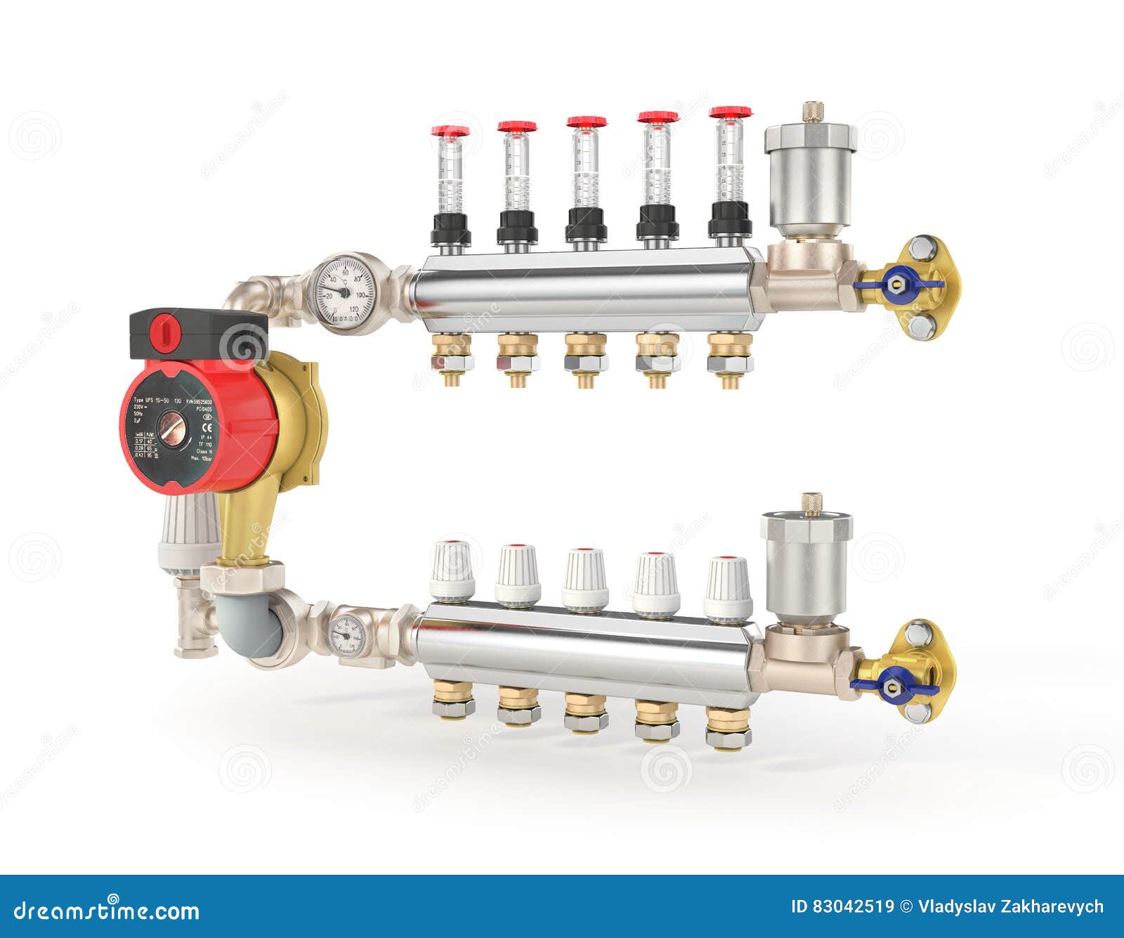 Collector, Manifold, Heating System Stock Image | CartoonDealer.com ...