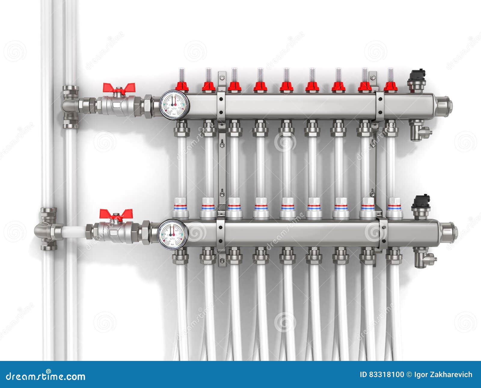Collector, Manifold, Heating System Stock Image | CartoonDealer.com ...