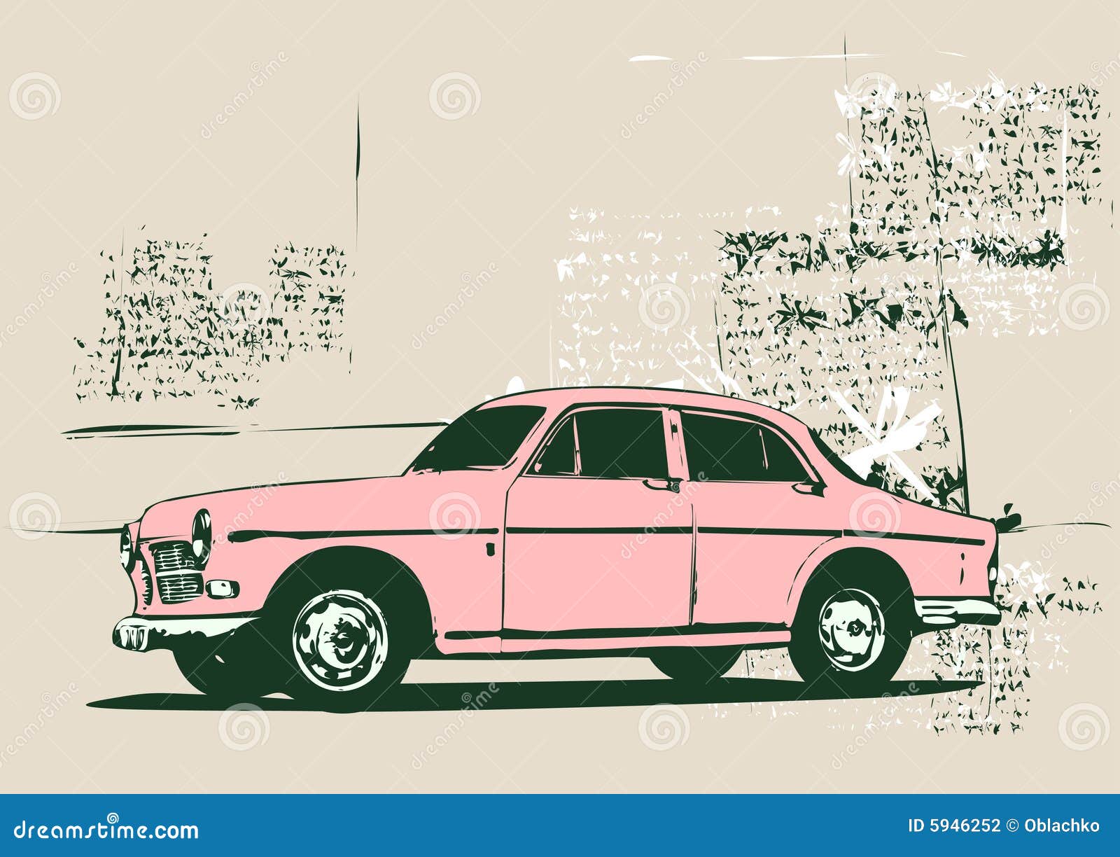 Collector s car stock vector. Illustration of antique - 5946252