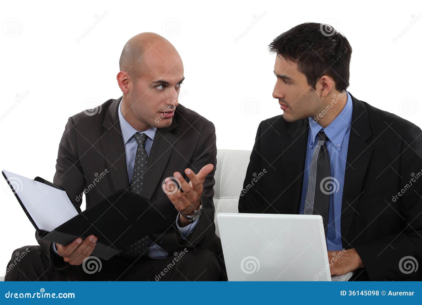 Collega's Die Een Bespreking Hebben Stock Foto - Image of ...