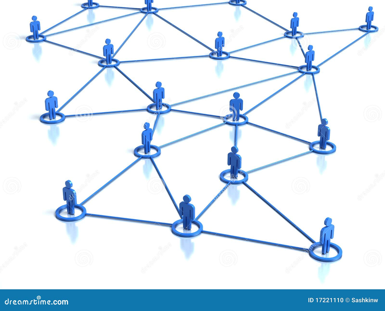 Collegamenti Dell'essere Umano Della Rete Illustrazione di Stock ...