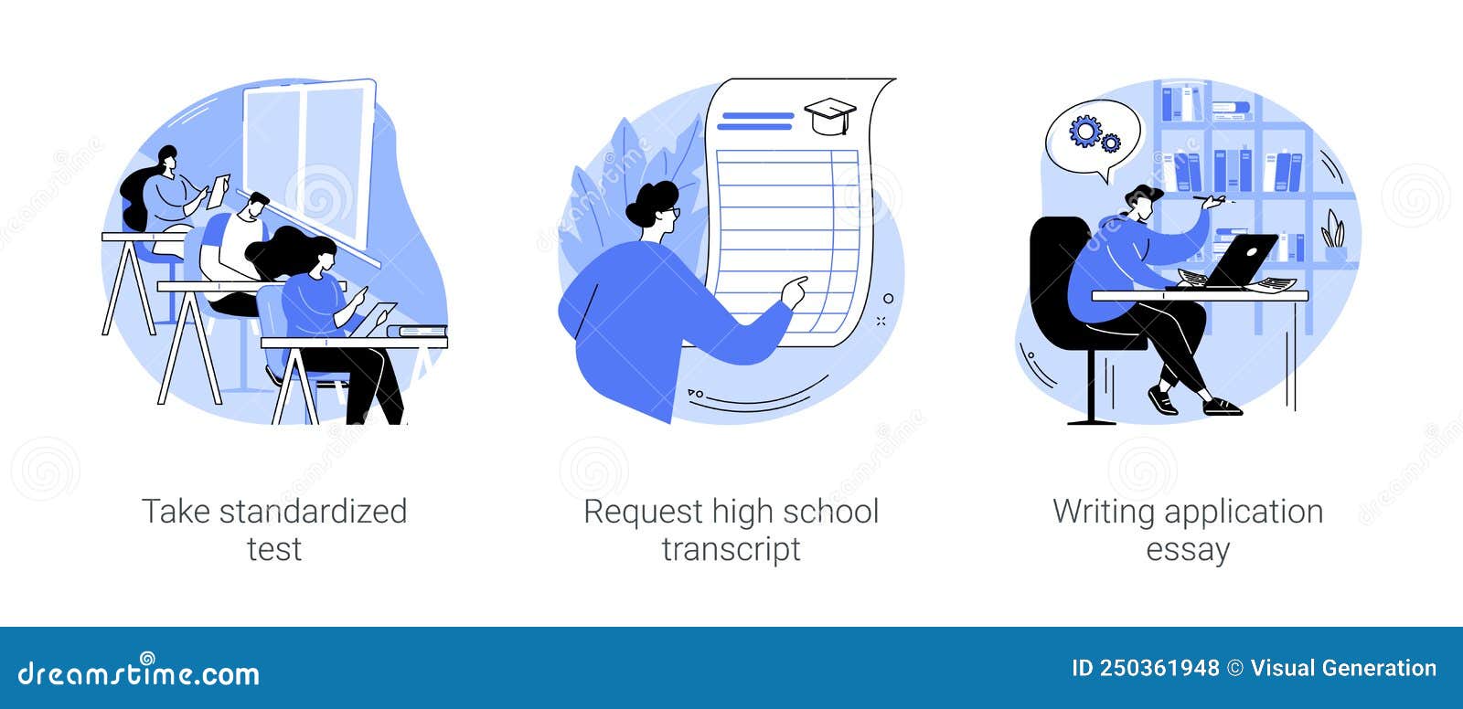 College Admission Process Isolated Cartoon Vector Illustrations Se ... College Admission Process Isolated Cartoon Vector Illustrations Se ...