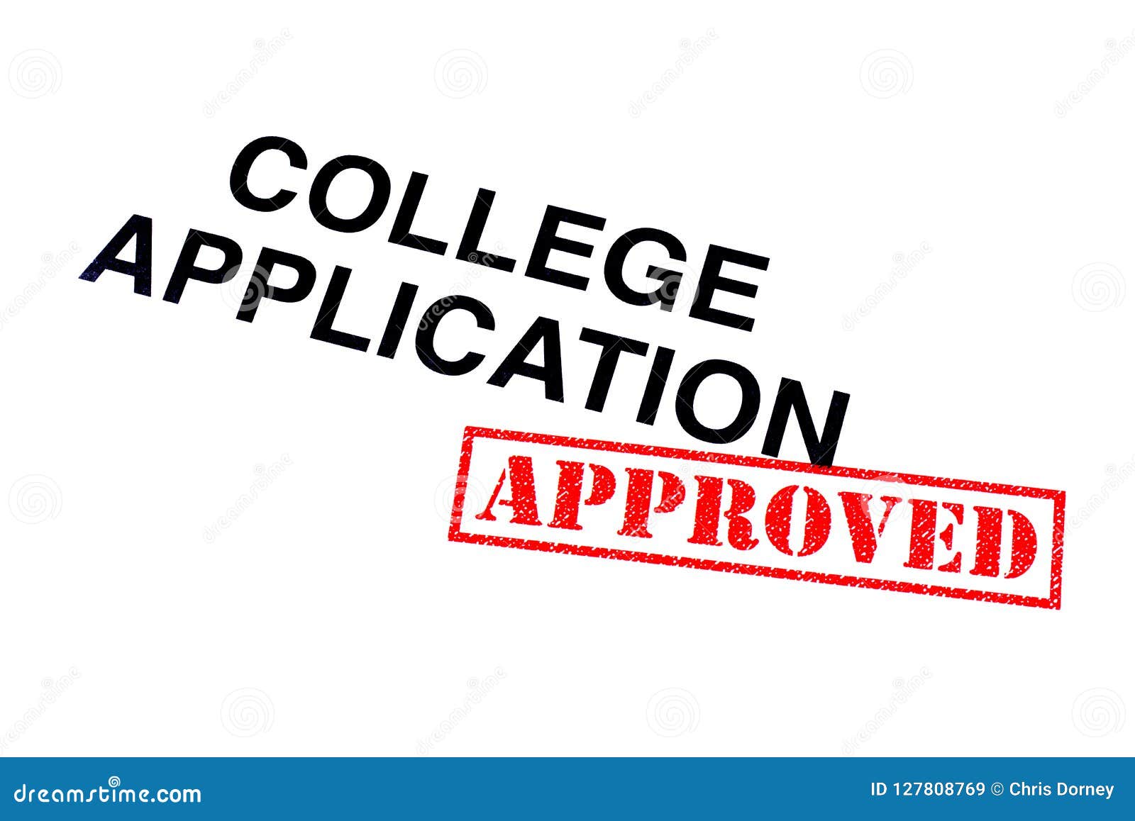 College Application Approved Stock Image - Image of high, pending ...