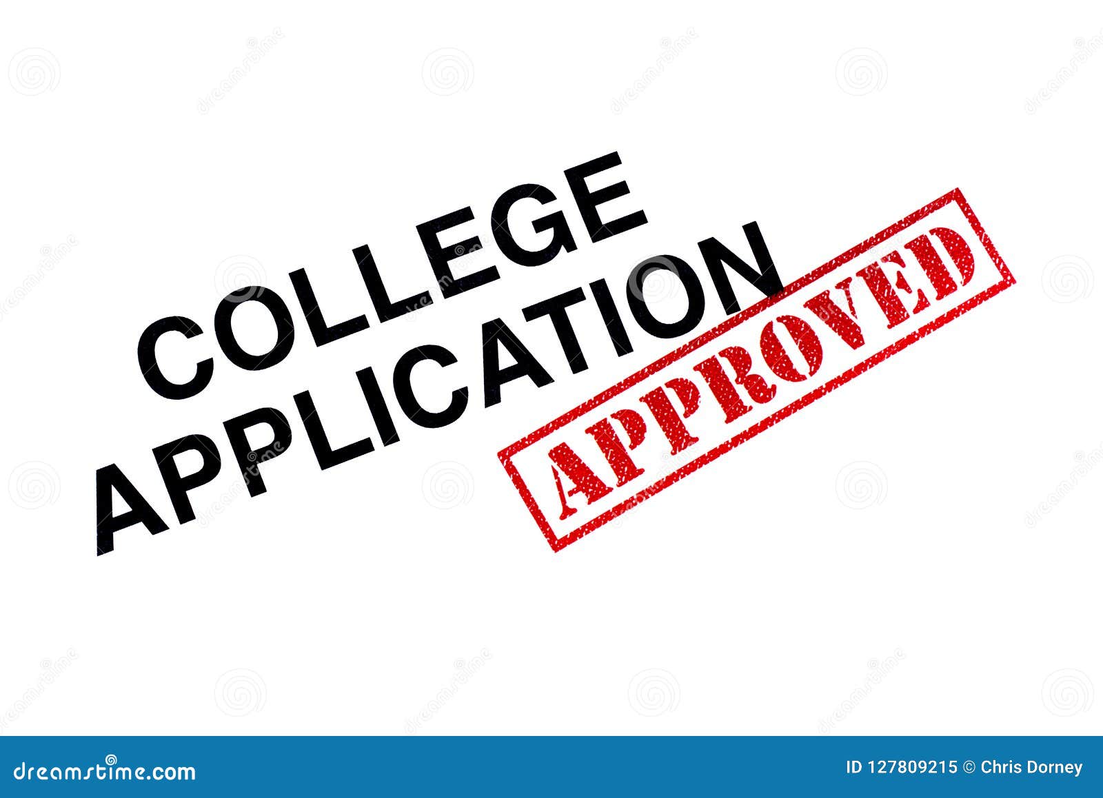 College Application Approved Stock Image - Image of applied, process ...