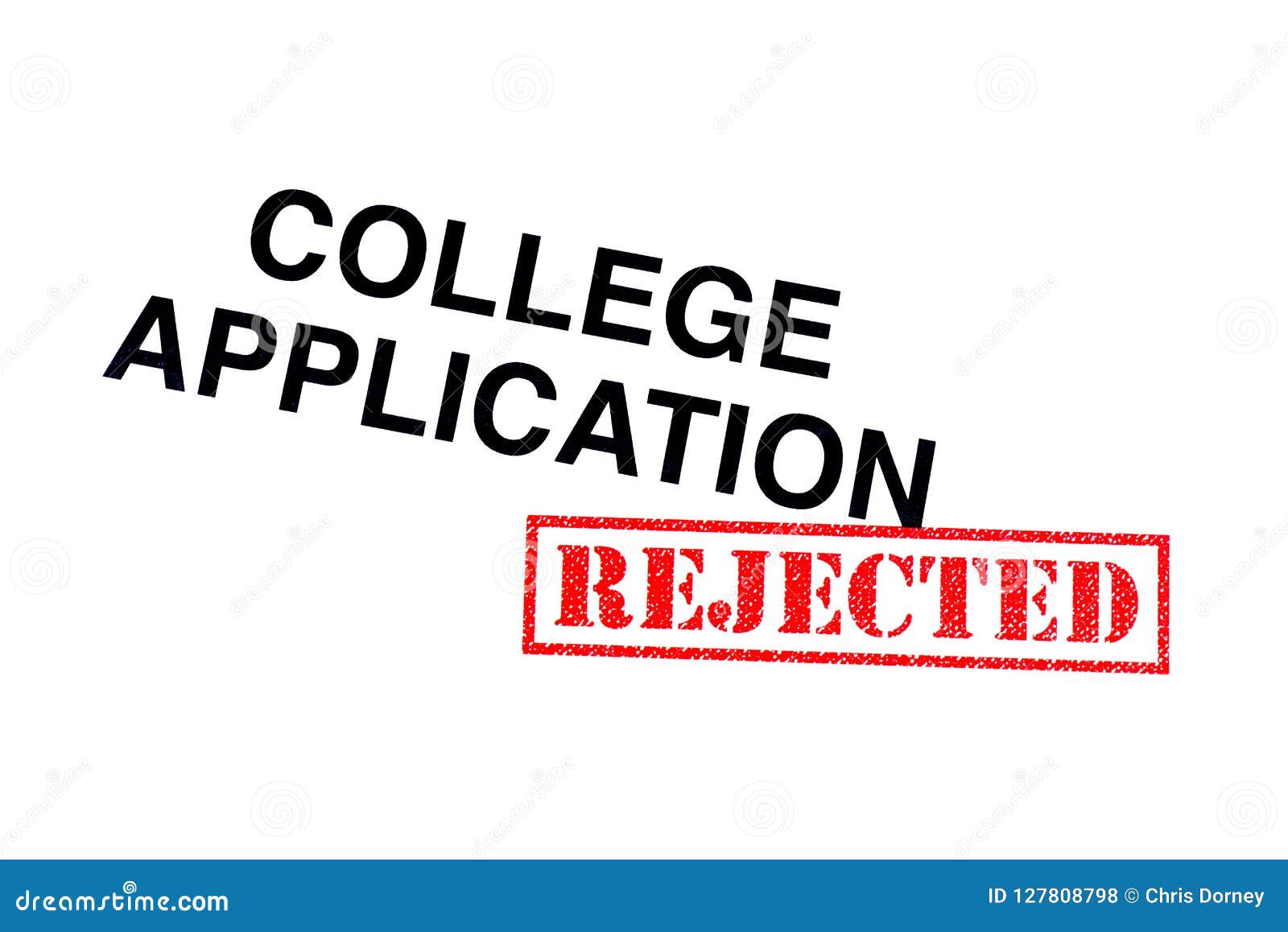 College Application Rejected Stock Photo - Image of business, rejected ...