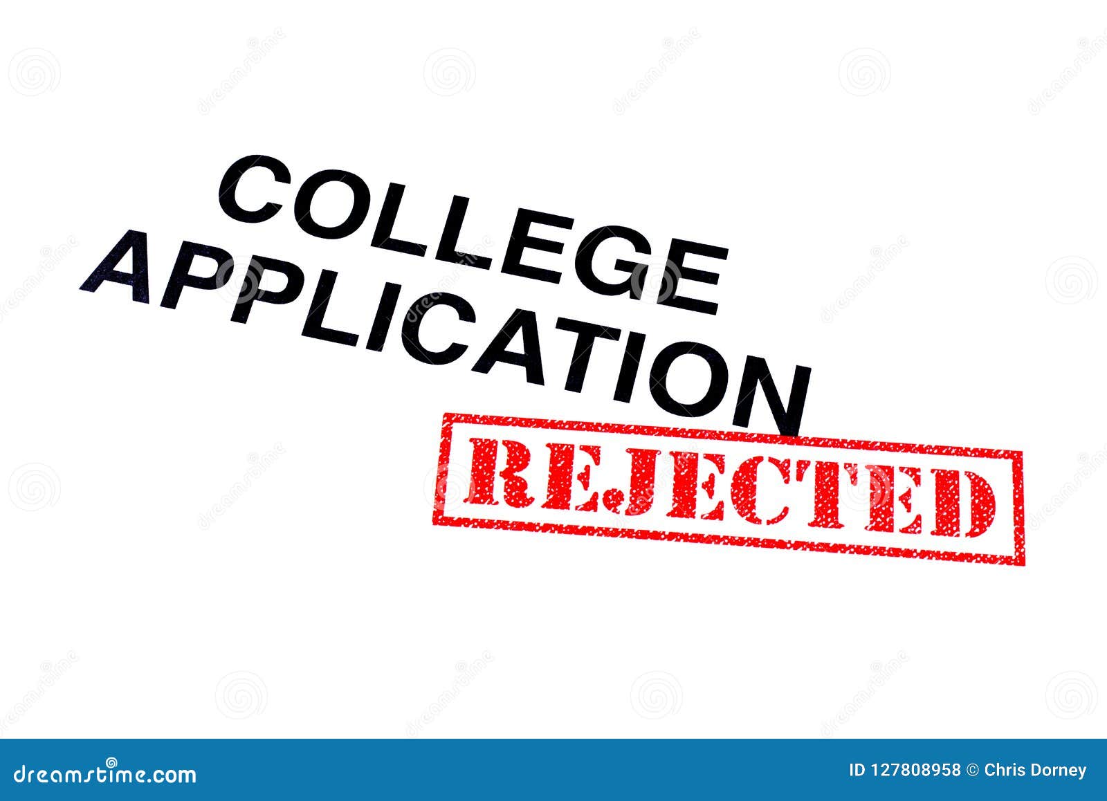 College Application Rejected Stock Photo - Image of process, reject ...