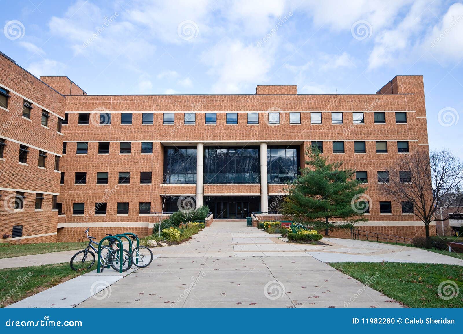 College Architecture stock photo. Image of leaves, rack - 11982280