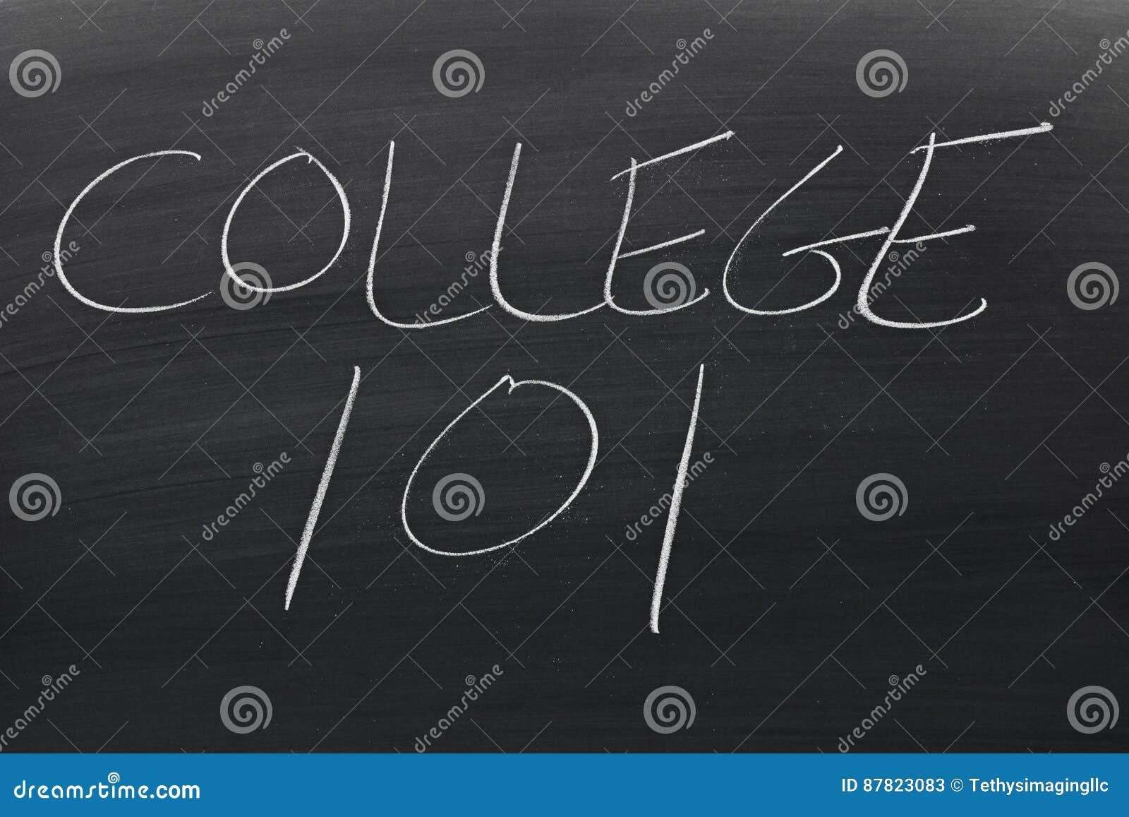 College 101 on a Blackboard Stock Image - Image of sorority ...