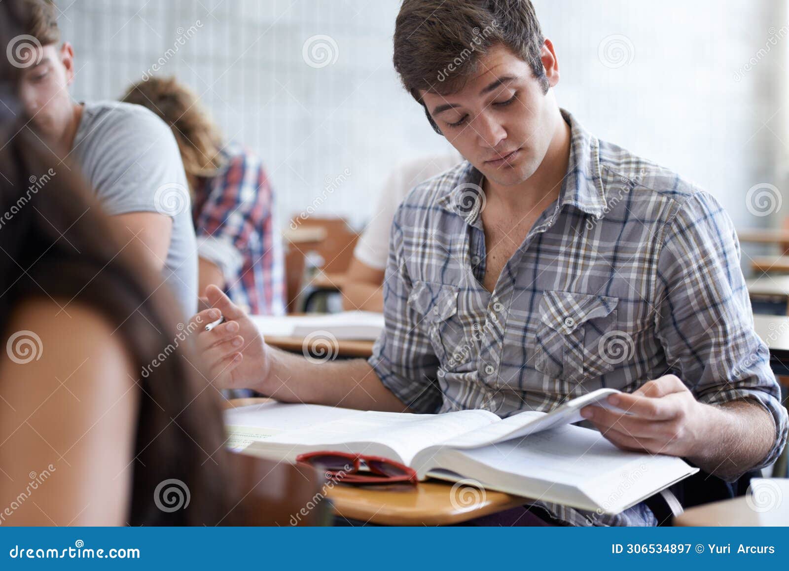 College, Books and Man in Classroom Reading for Development in Learning ...