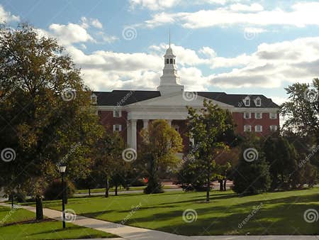 College Building stock photo. Image of autumn, fall, university - 1338072
