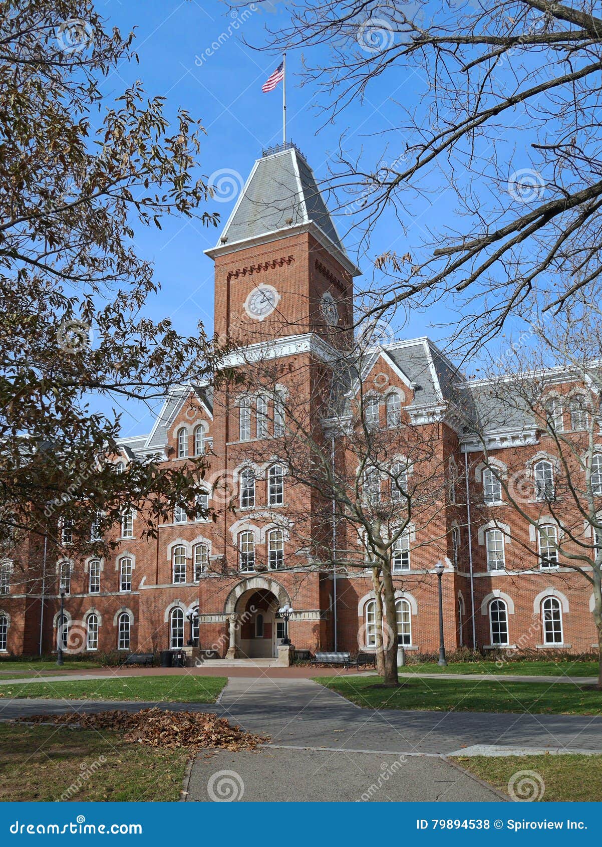 College building editorial stock photo. Image of fall - 79894538