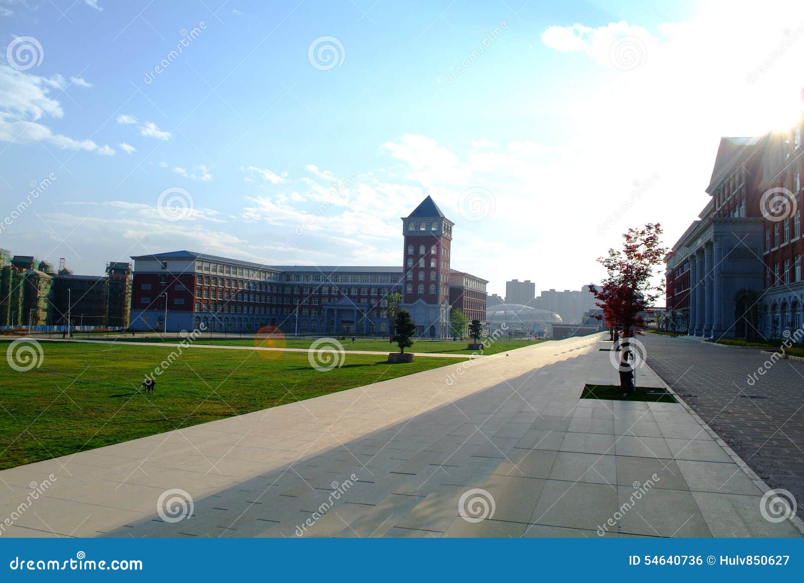 College building stock photo. Image of education, autumn - 54640736