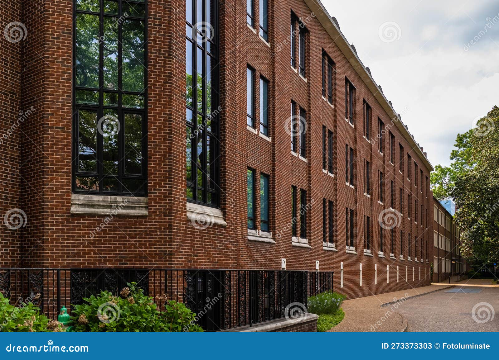 College Campus stock image. Image of hall, town, education - 273373303