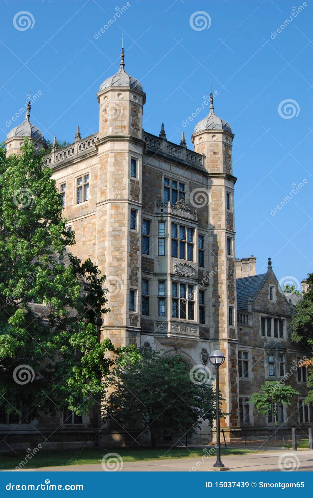 College dormitory stock image. Image of exterior, tower - 15037439