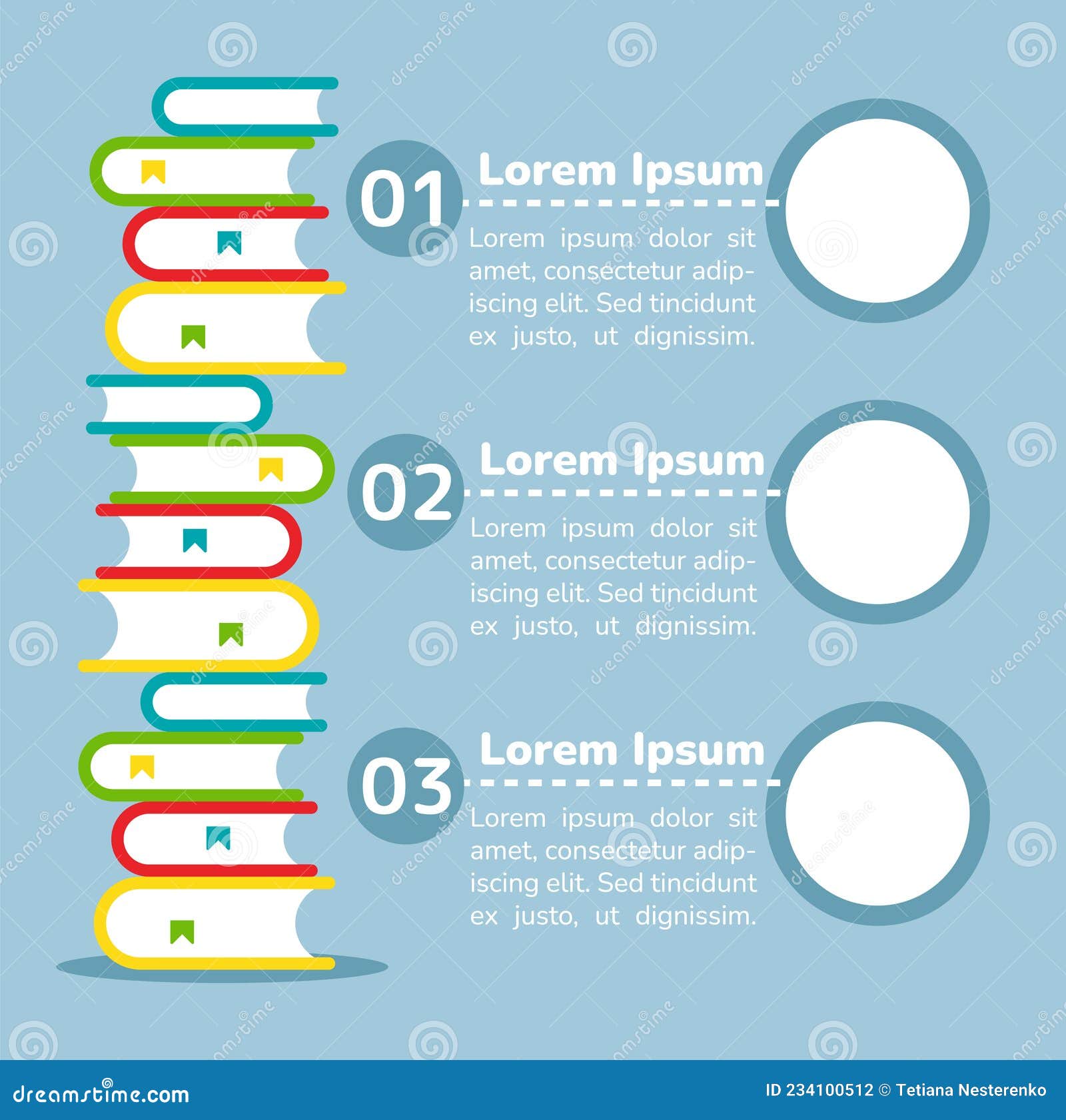 College Education Infographic Chart Design Template Stock Vector ...