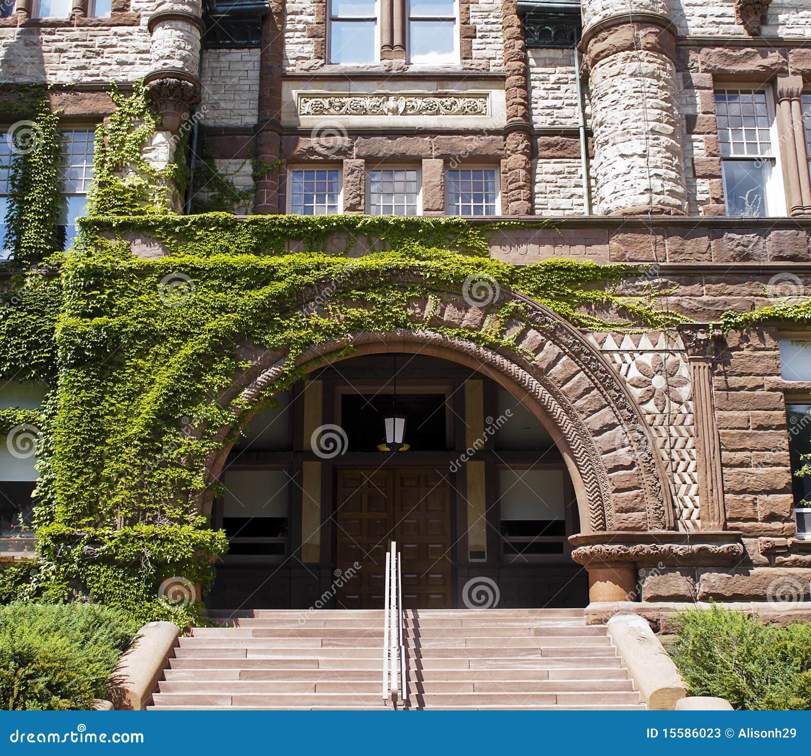 College Entrance stock image. Image of study, carving - 15586023