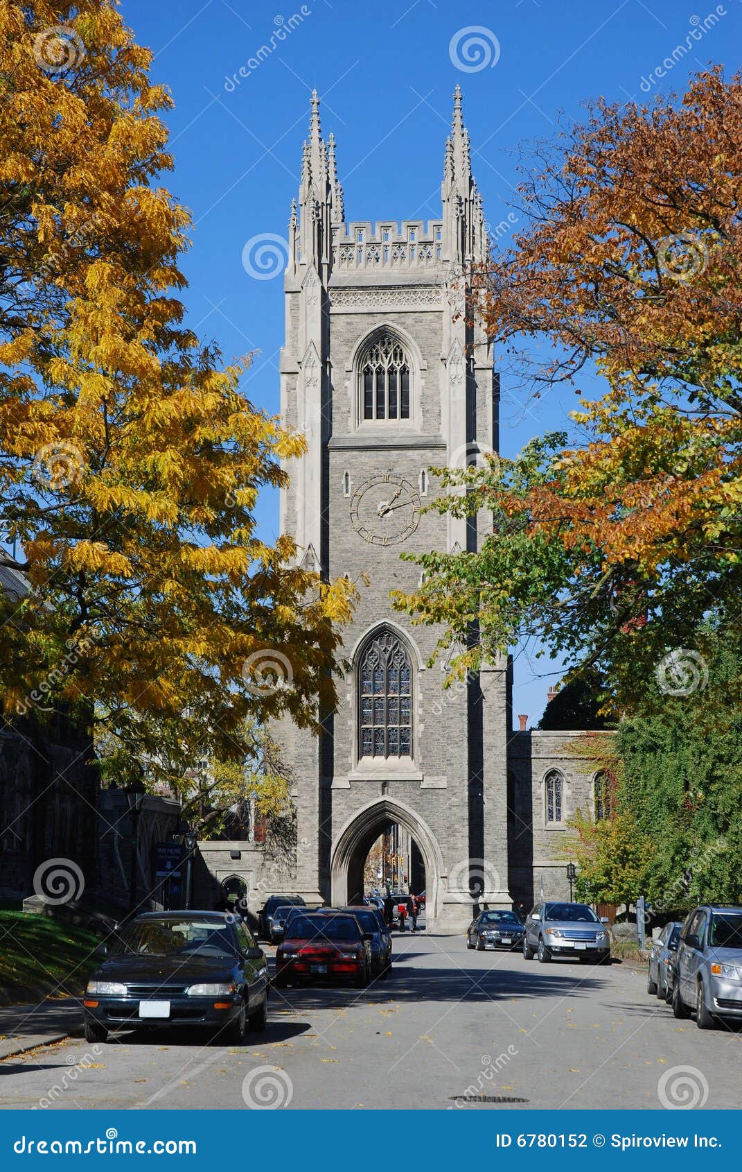 College in fall stock photo. Image of parked, autumn, student - 6780152