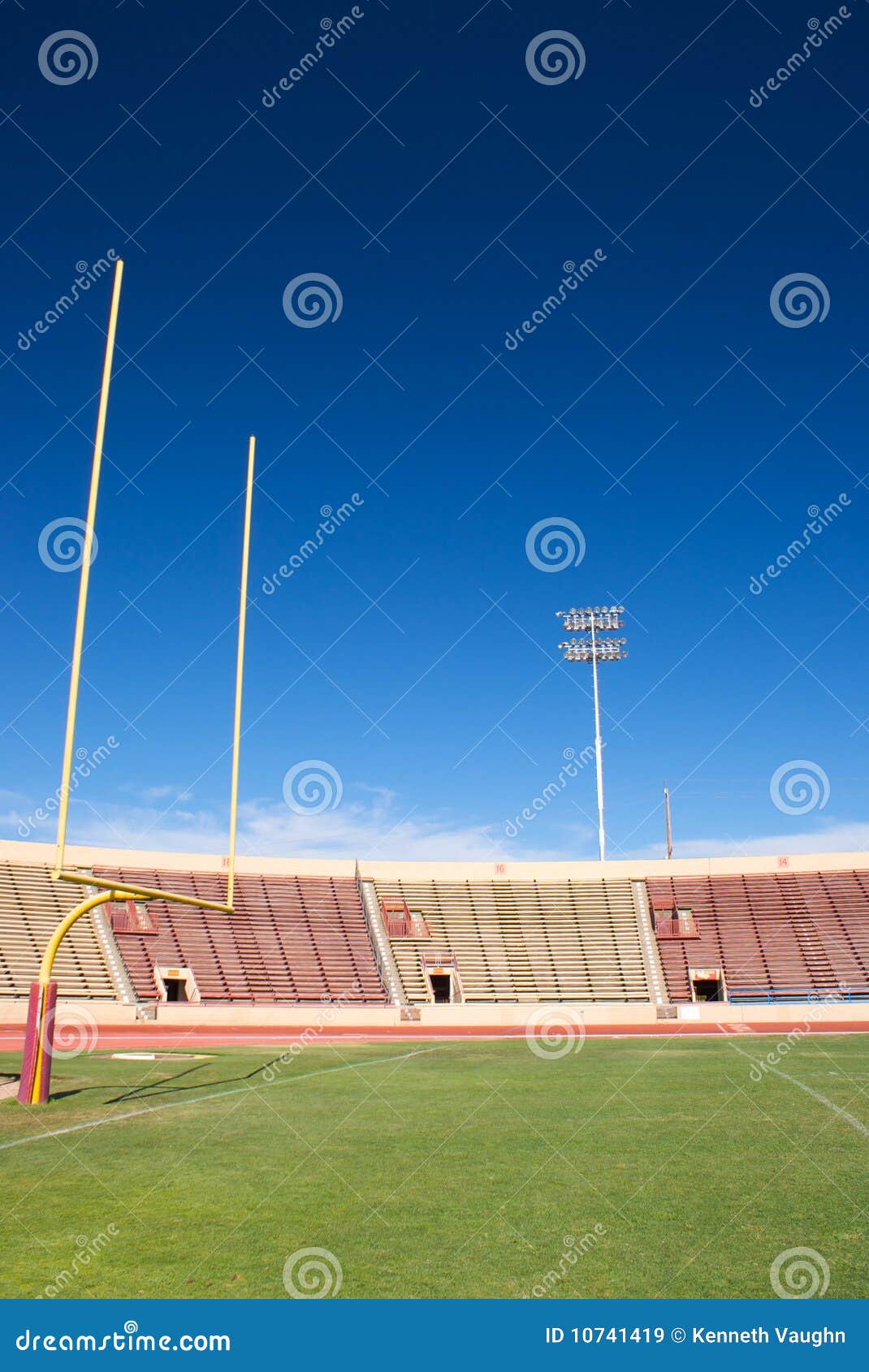 College football Field stock image. Image of building - 10741419