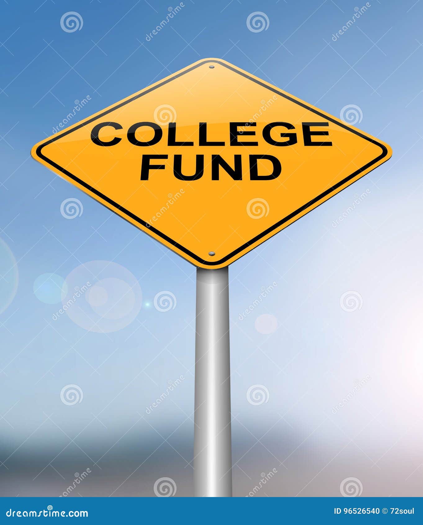 College fund concept. stock illustration. Illustration of education ...