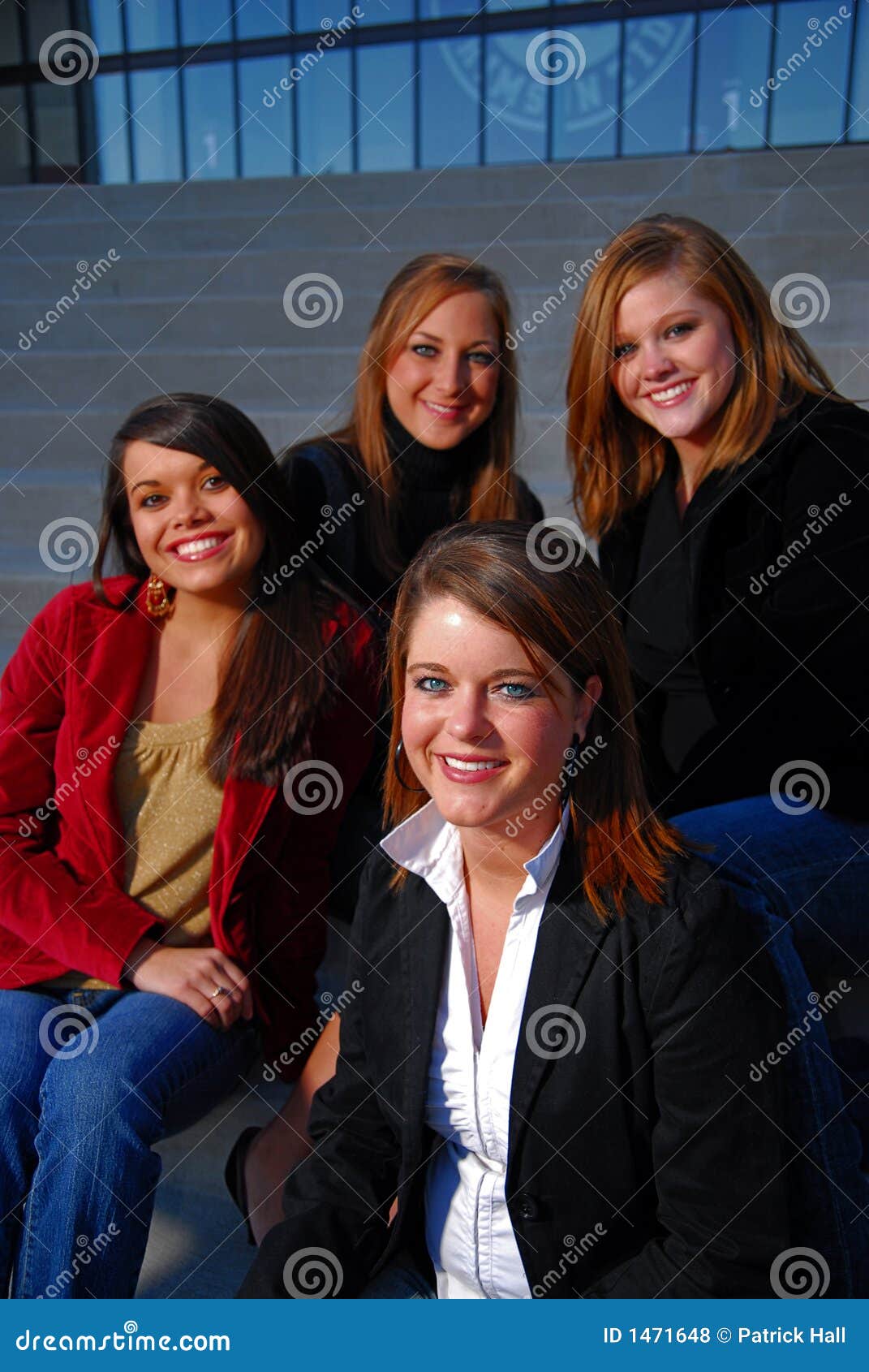College Girls Looking Professional Stock Photo - Image of young ...