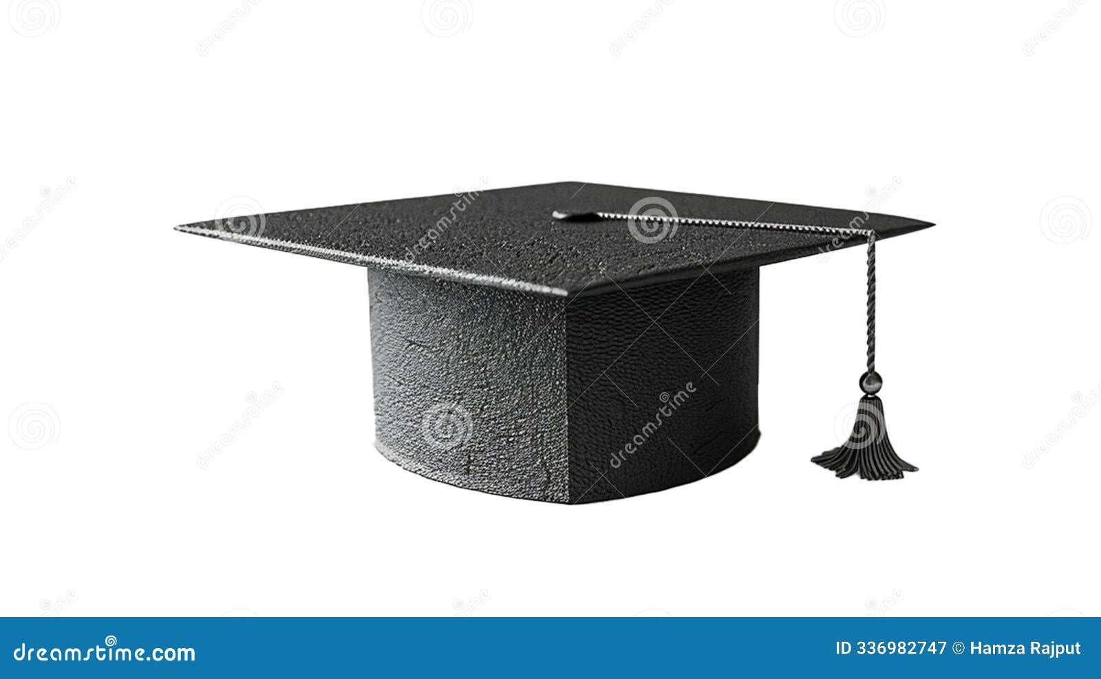 College Graduation Cap Hyper Realistic Highly Detailed Isolated on ...