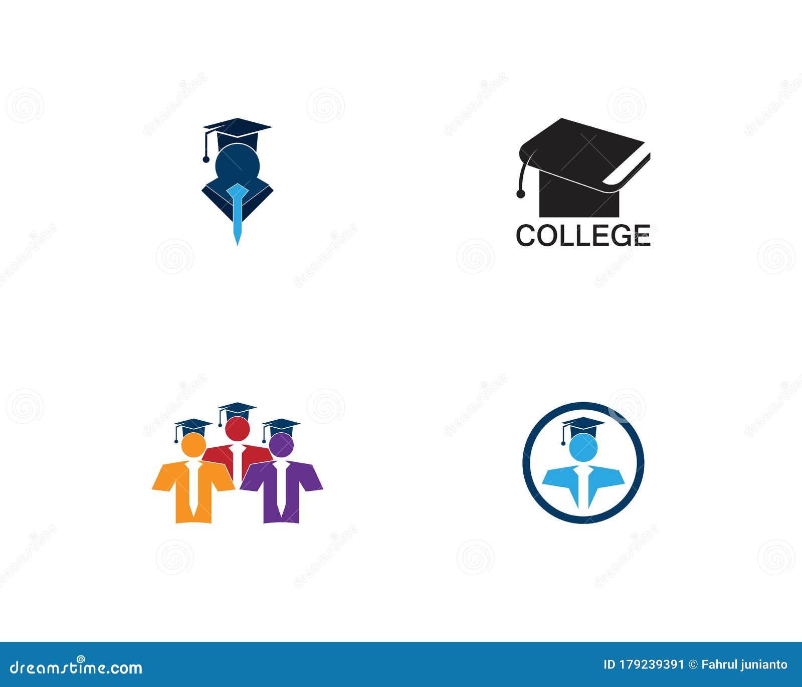 College Icon and Symbol Vector Template Illustration Stock Illustration ...