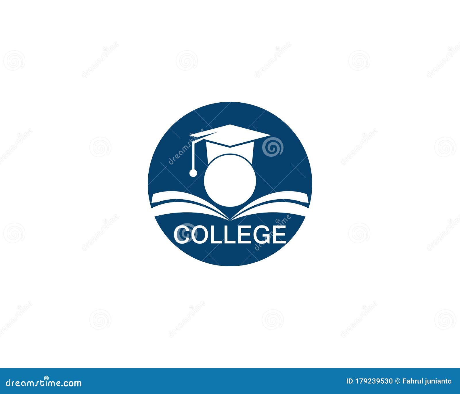 College Icon and Symbol Vector Template Illustration Stock Illustration ...