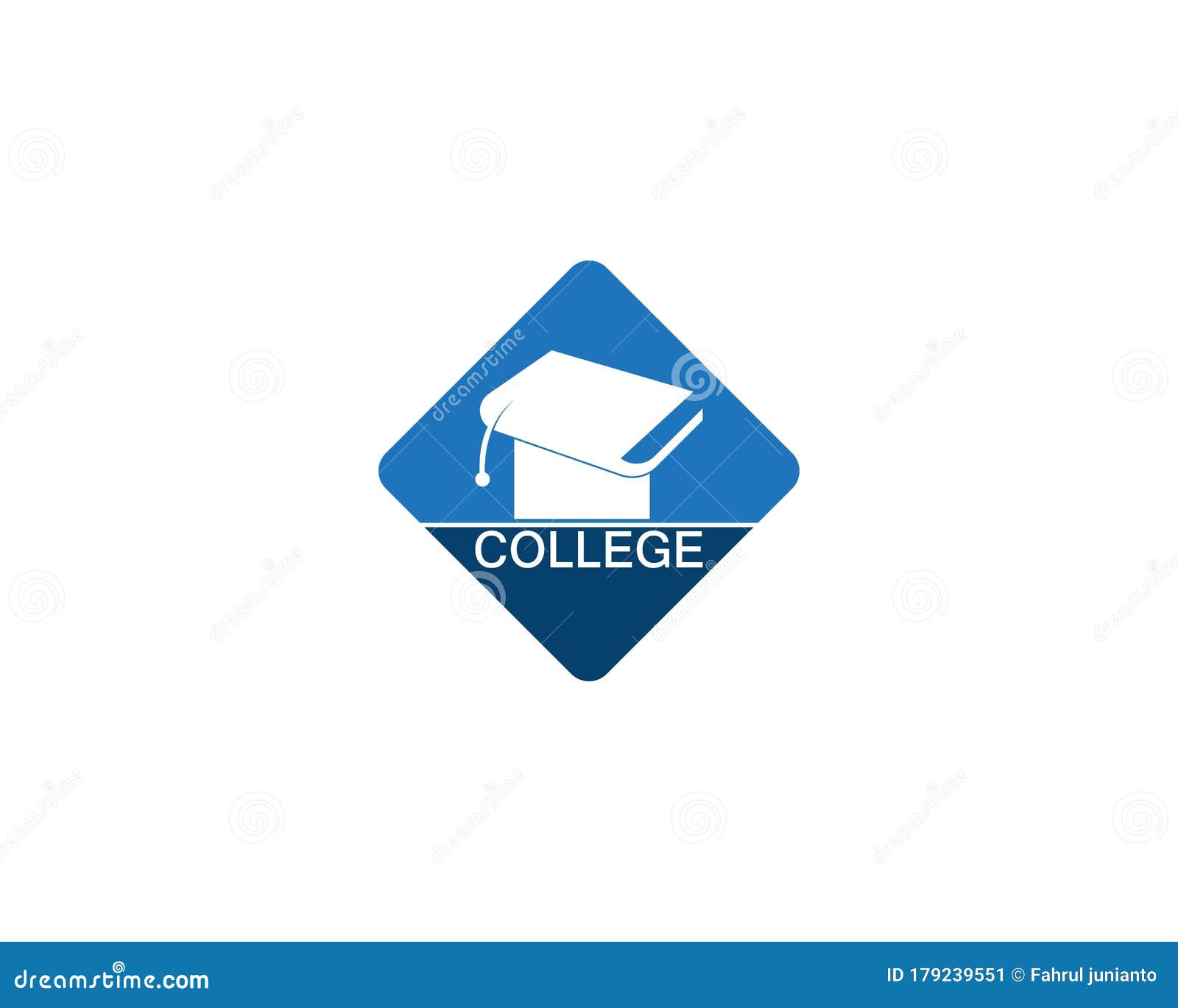 College Icon and Symbol Vector Template Illustration Stock Illustration ...