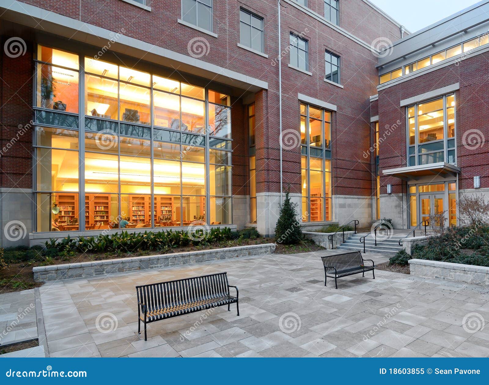 College Library stock image. Image of georgia, education - 18603855