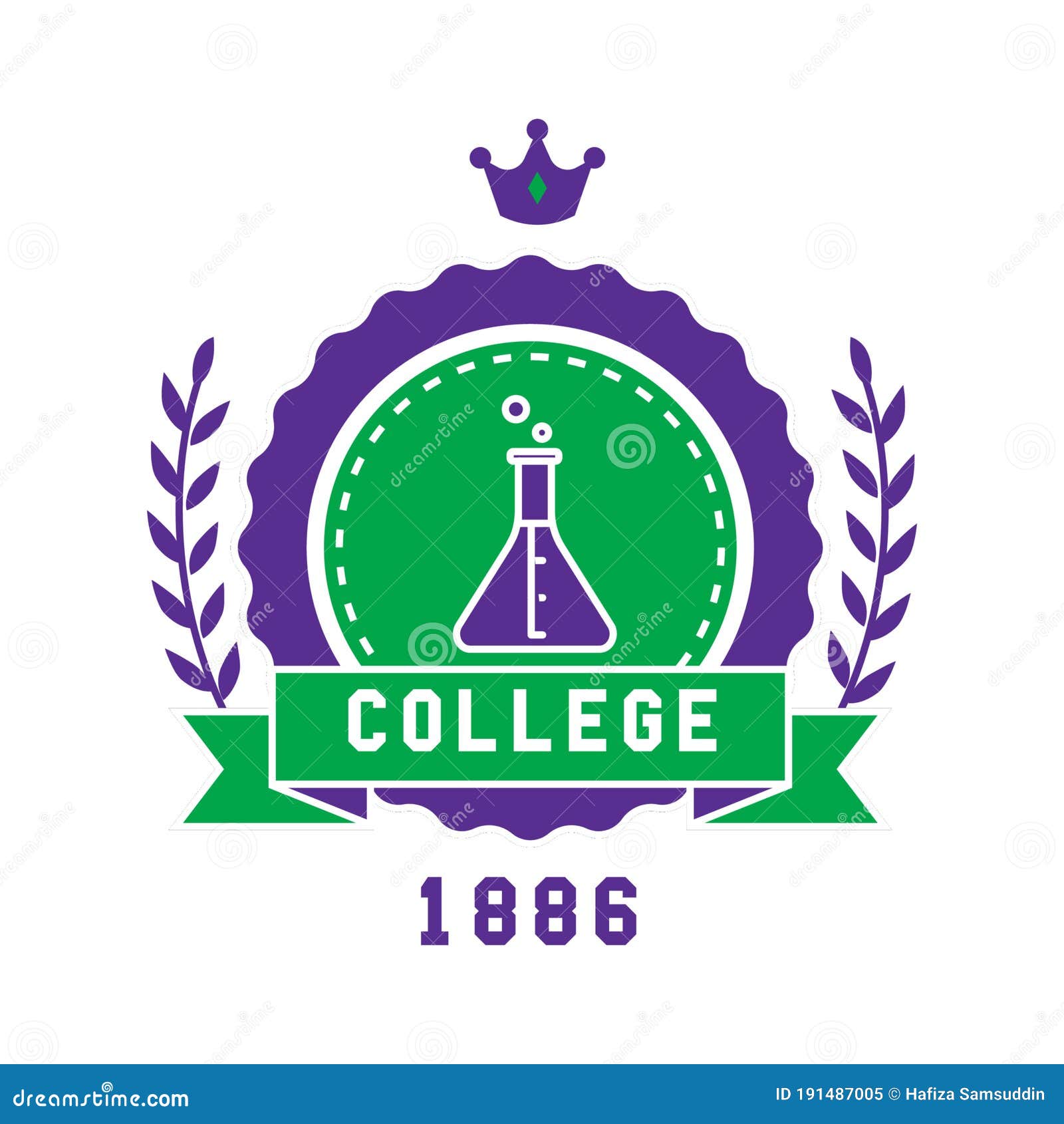 College Logo Design Template Vector Illustration . University College ...