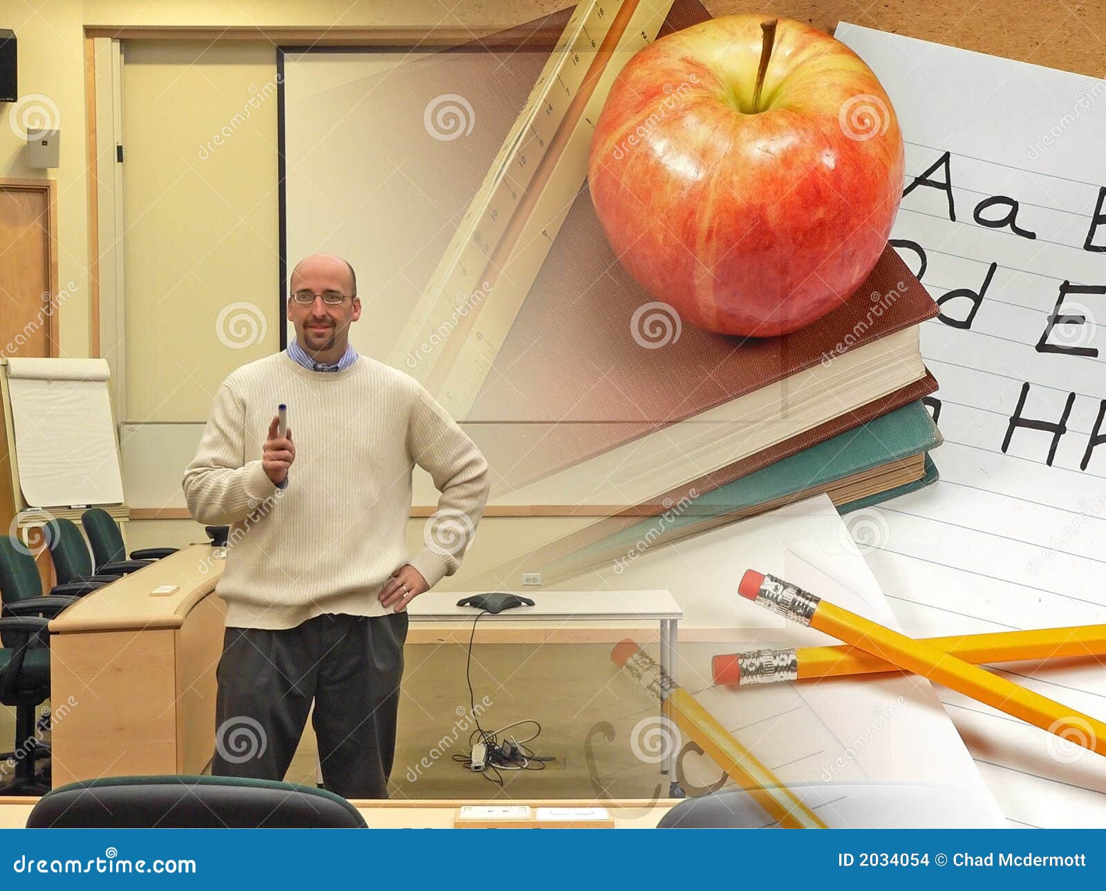 College Professor stock photo. Image of campus, academia - 2034054