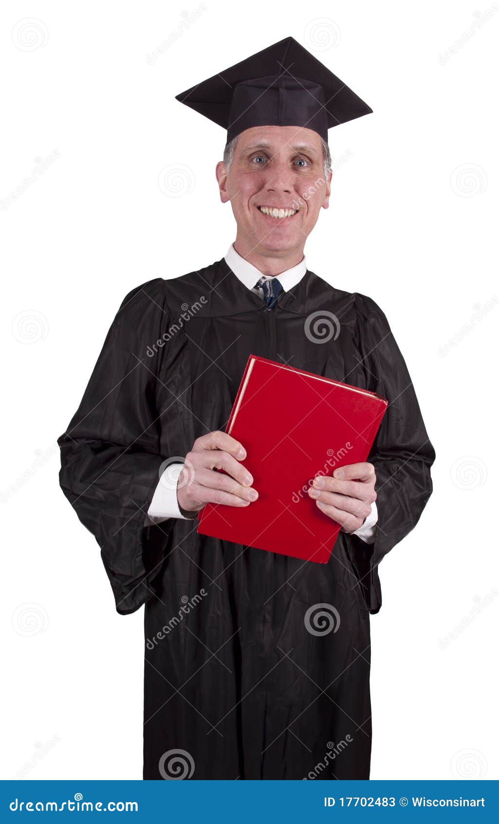 College Professor Teacher Smiling Isolated, Book Stock Image - Image of ...