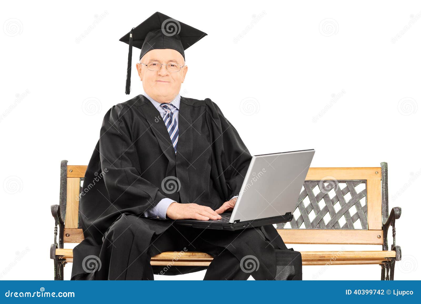 College Professor Working on a Laptop Stock Photo - Image of seat ...