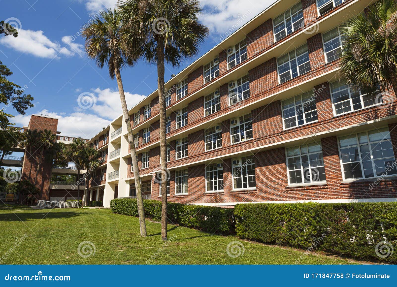 College Residence Hall stock photo. Image of quarters - 171847758