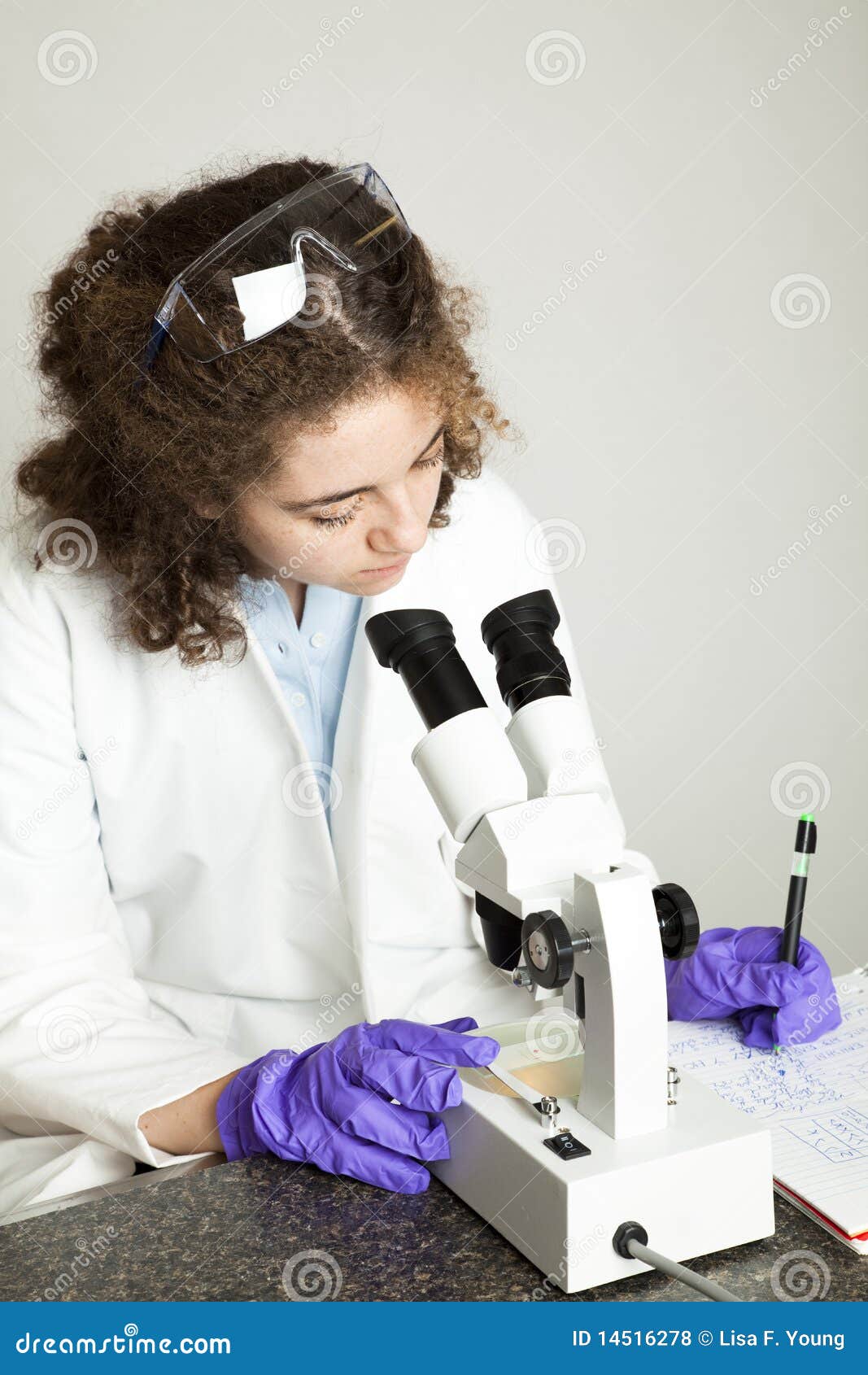 College Science Student stock photo. Image of gloves - 14516278