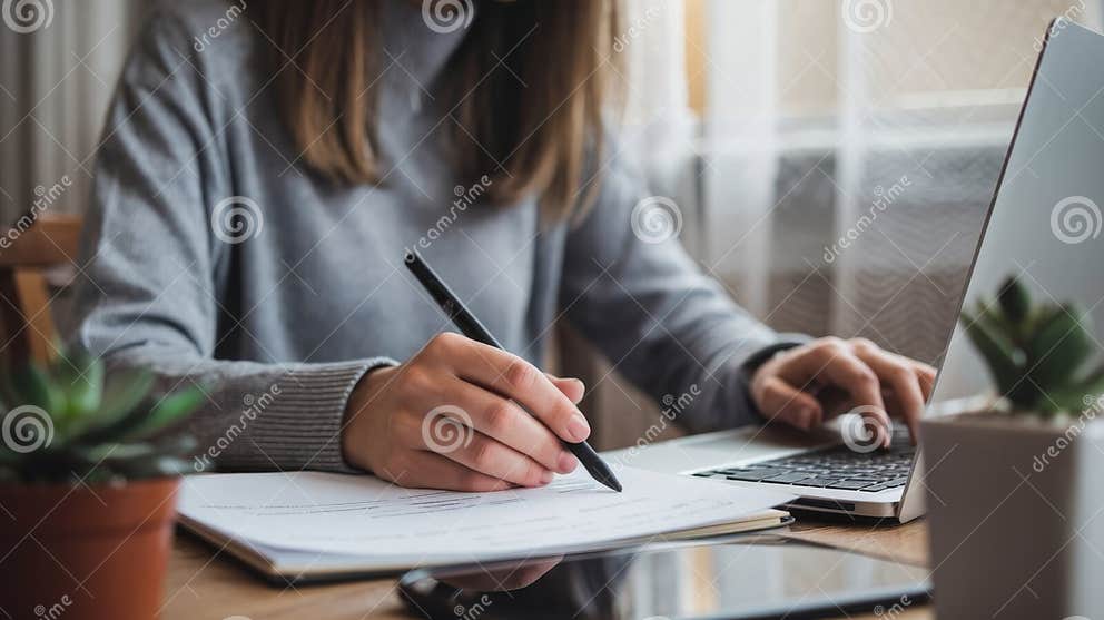 College Student Completes Homework with Laptop Stock Illustration ... College Student Completes Homework with Laptop Stock Illustration ...