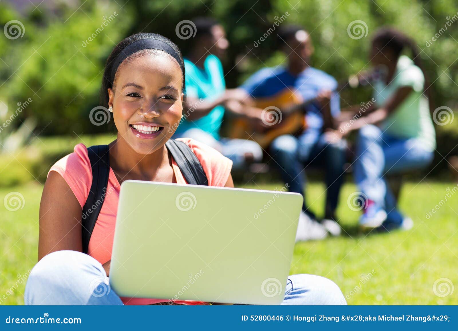 College student laptop stock photo. Image of campus, cute - 52800446