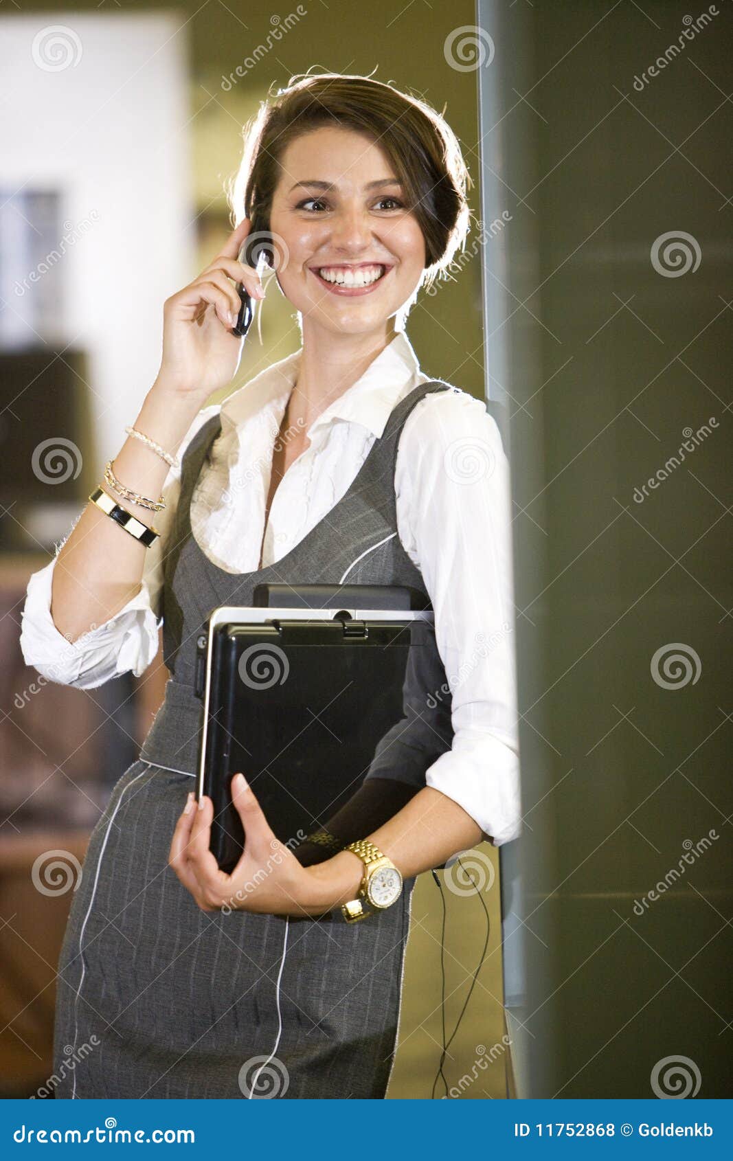 College Student Outside Library Using Mobile Phone Stock Photo - Image ...