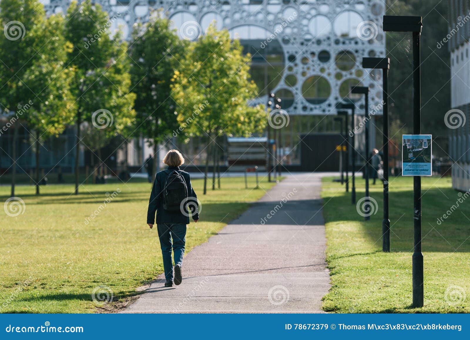 College Student at a University in Odense, Denmark Editorial Stock ...