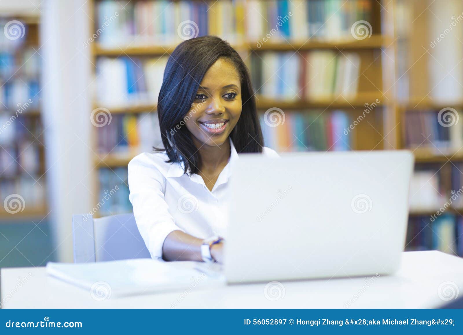 College Student Using Laptop Stock Image - Image of casual, learner ...