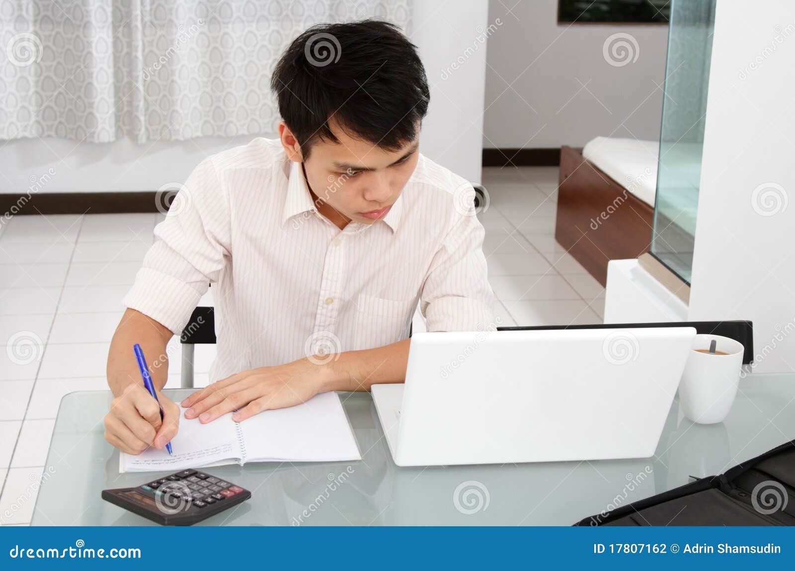 College student working stock photo. Image of education - 17807162
