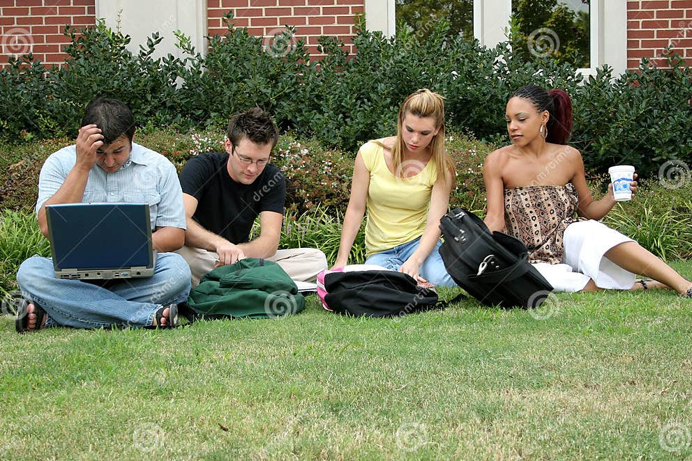 College Students stock image. Image of attractive, campus - 7730007