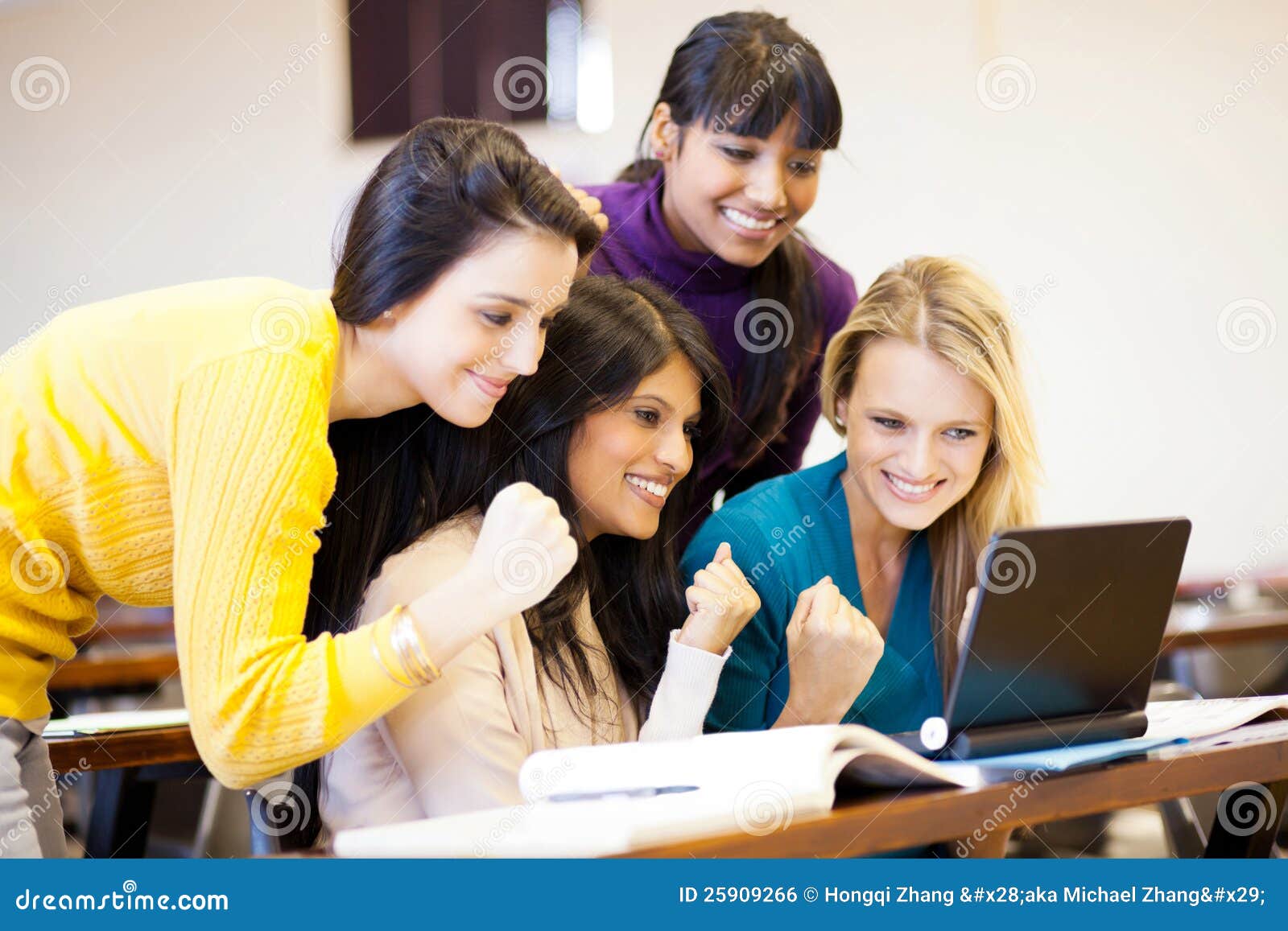 College Students Cheering a Game Stock Photo - Image of education ...