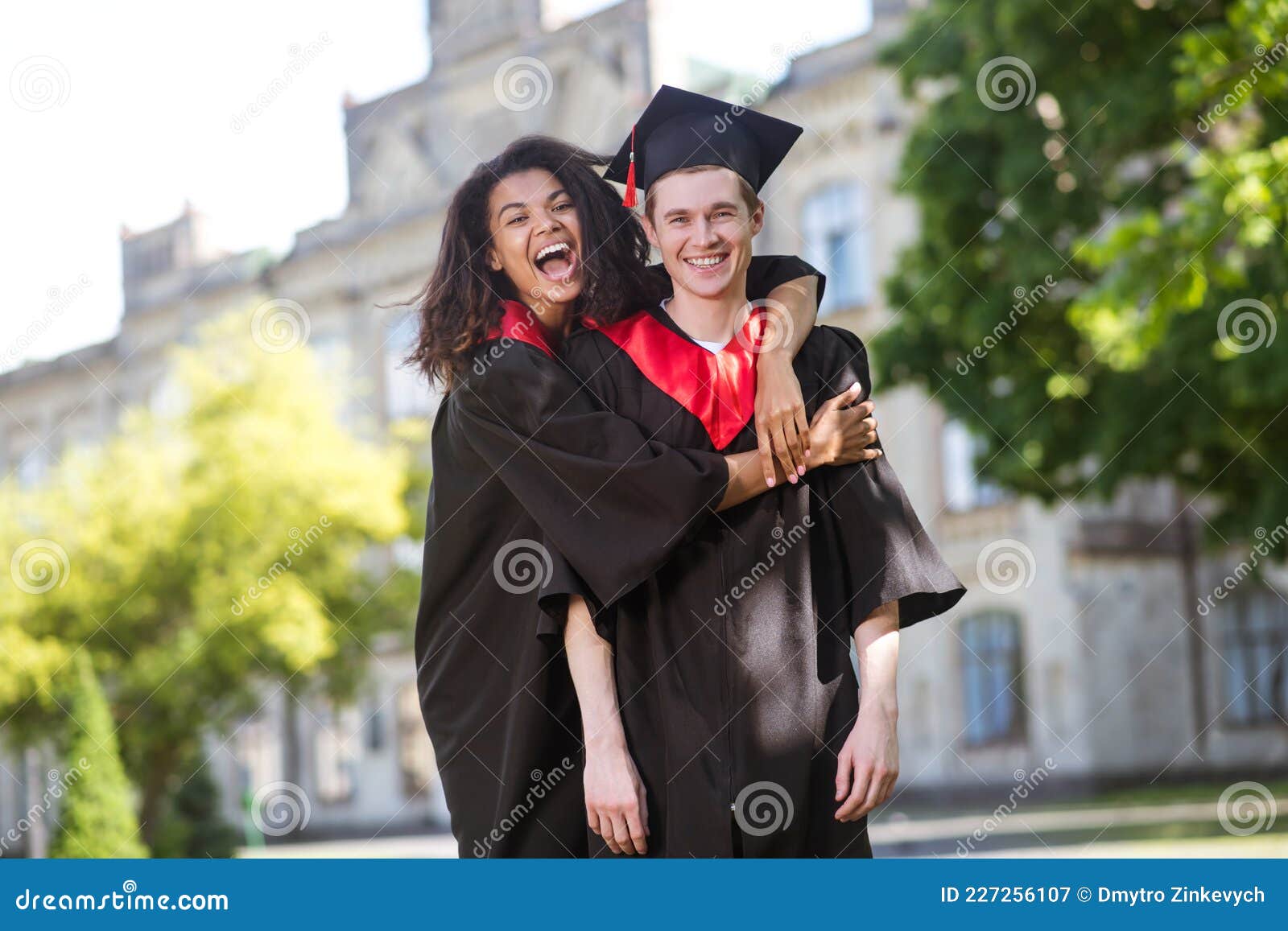 College Students Having a Great Day of Graduation Stock Image - Image ...