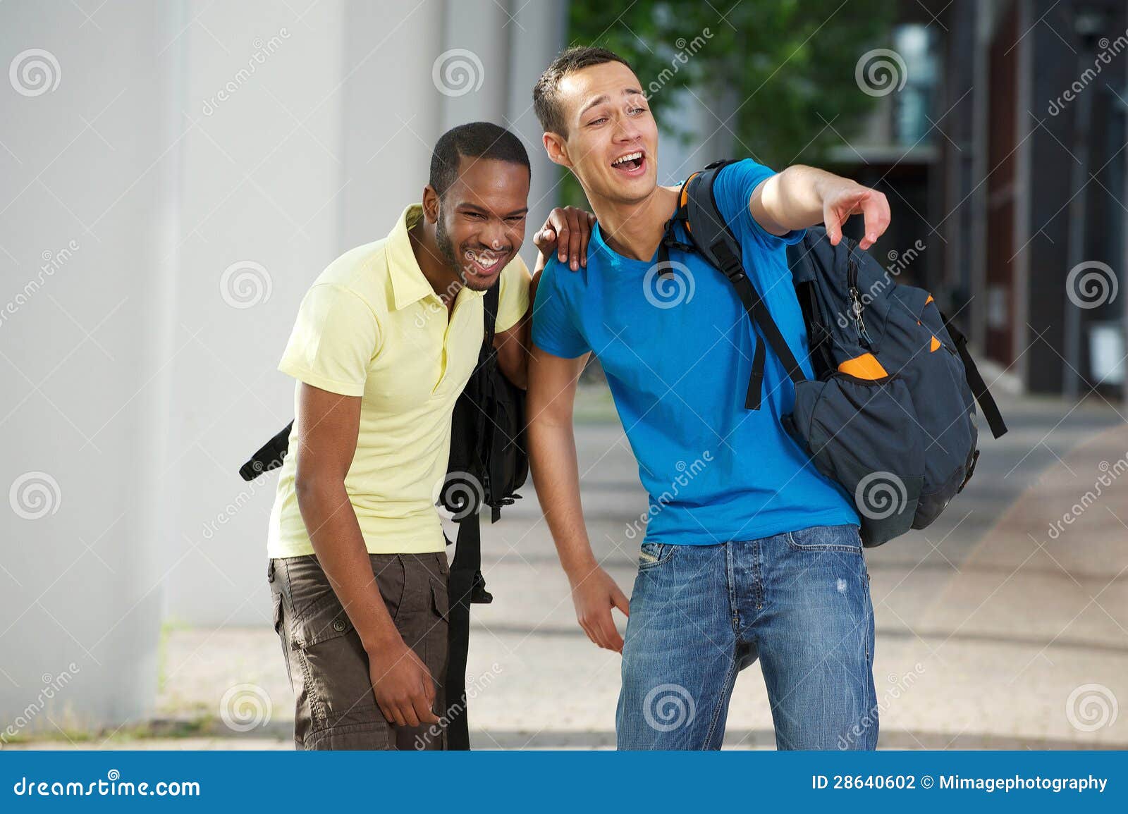 College Students Laughing stock photo. Image of person - 28640602