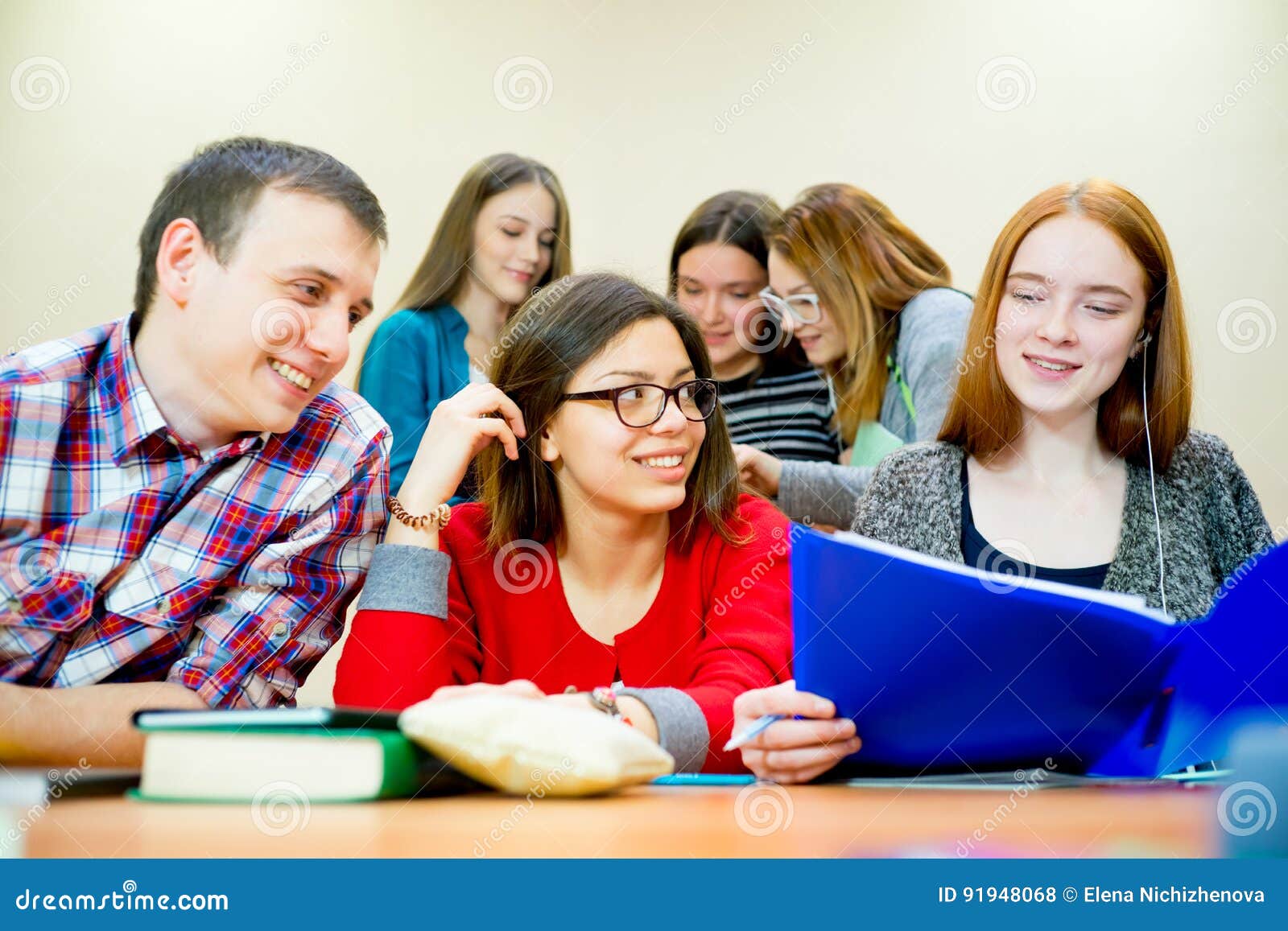 College Students on a Lesson Stock Photo - Image of active, education ...