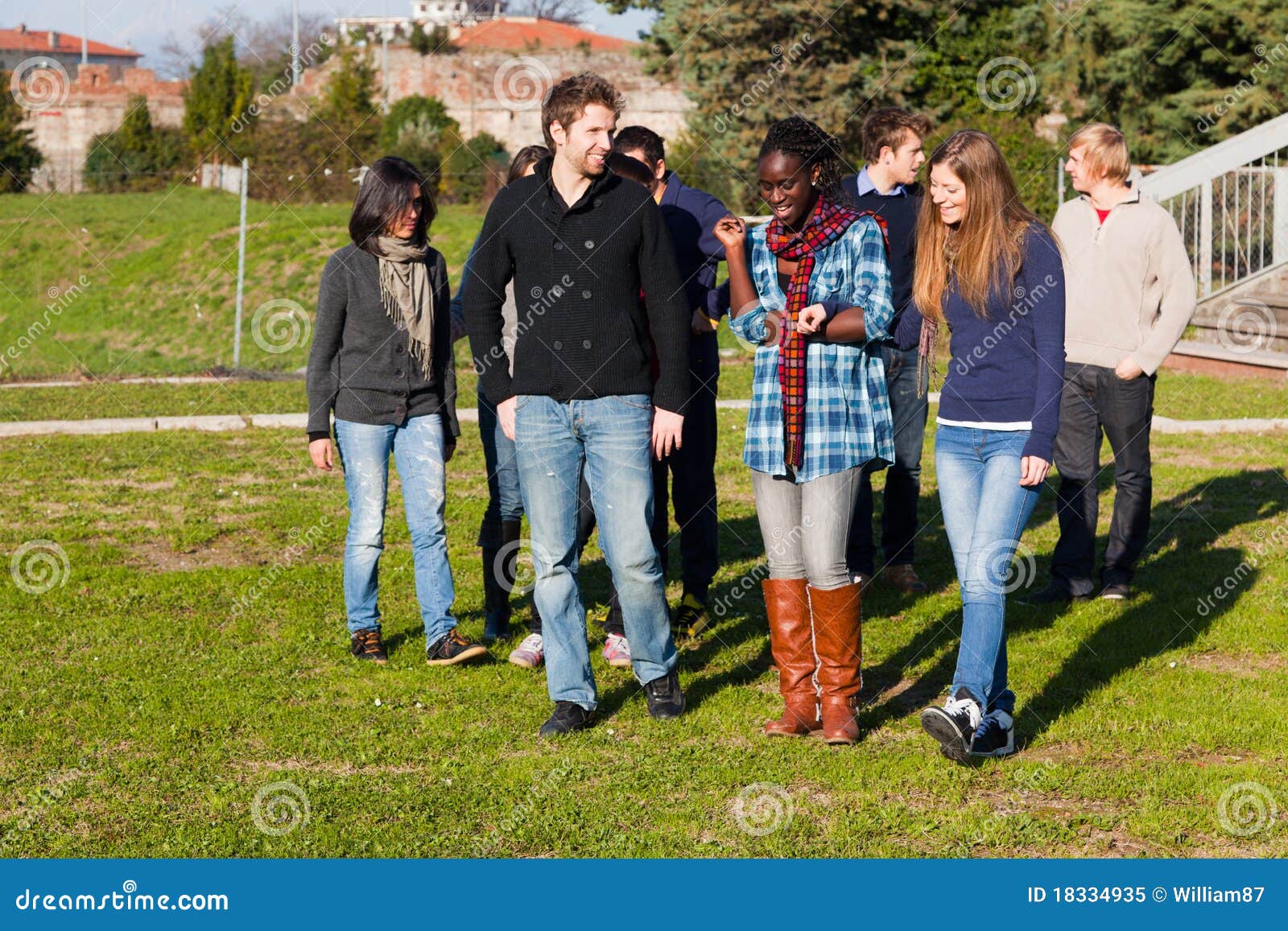 College Students on Relax stock image. Image of african - 18334935