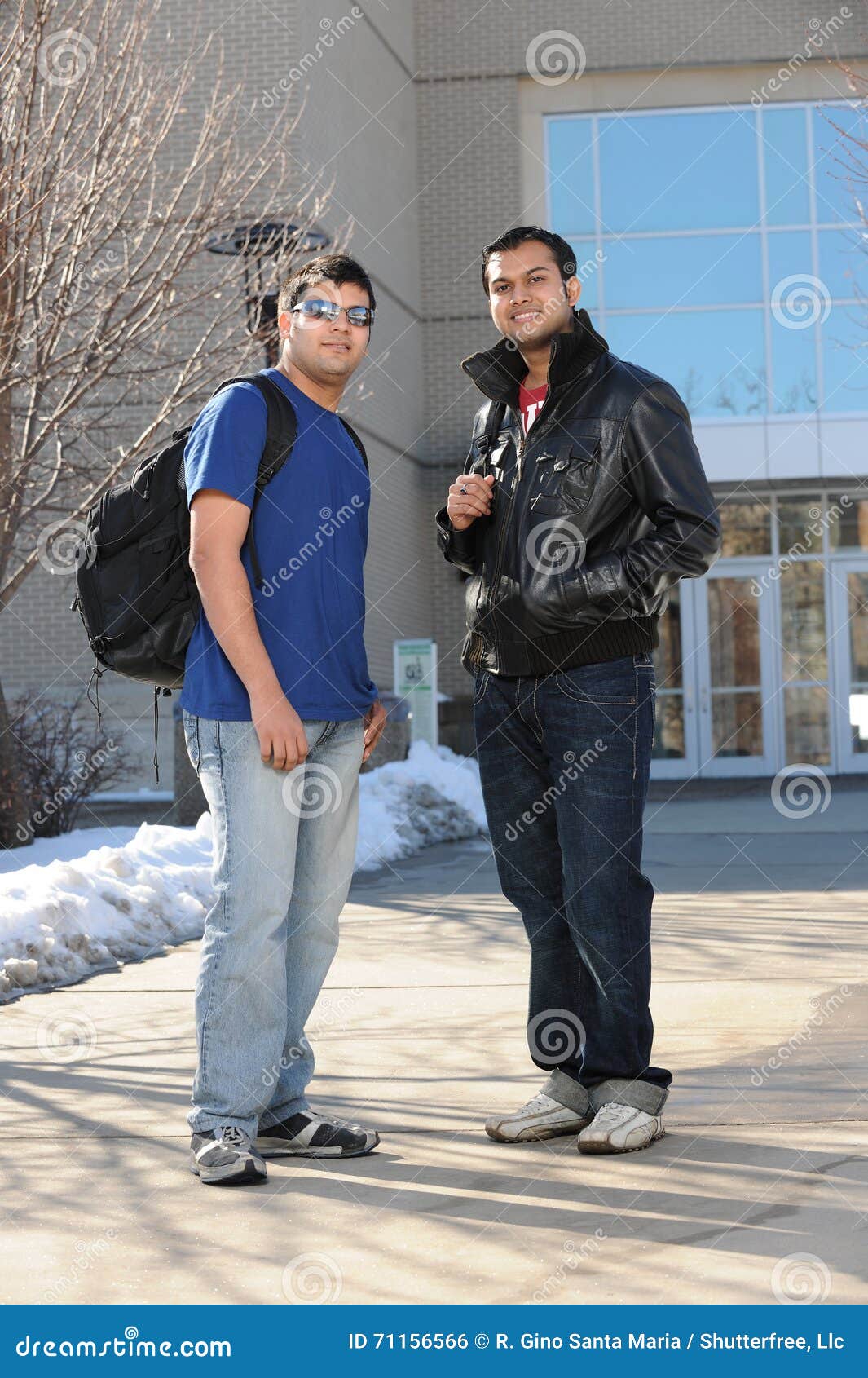 College Students Standing stock photo. Image of building - 71156566