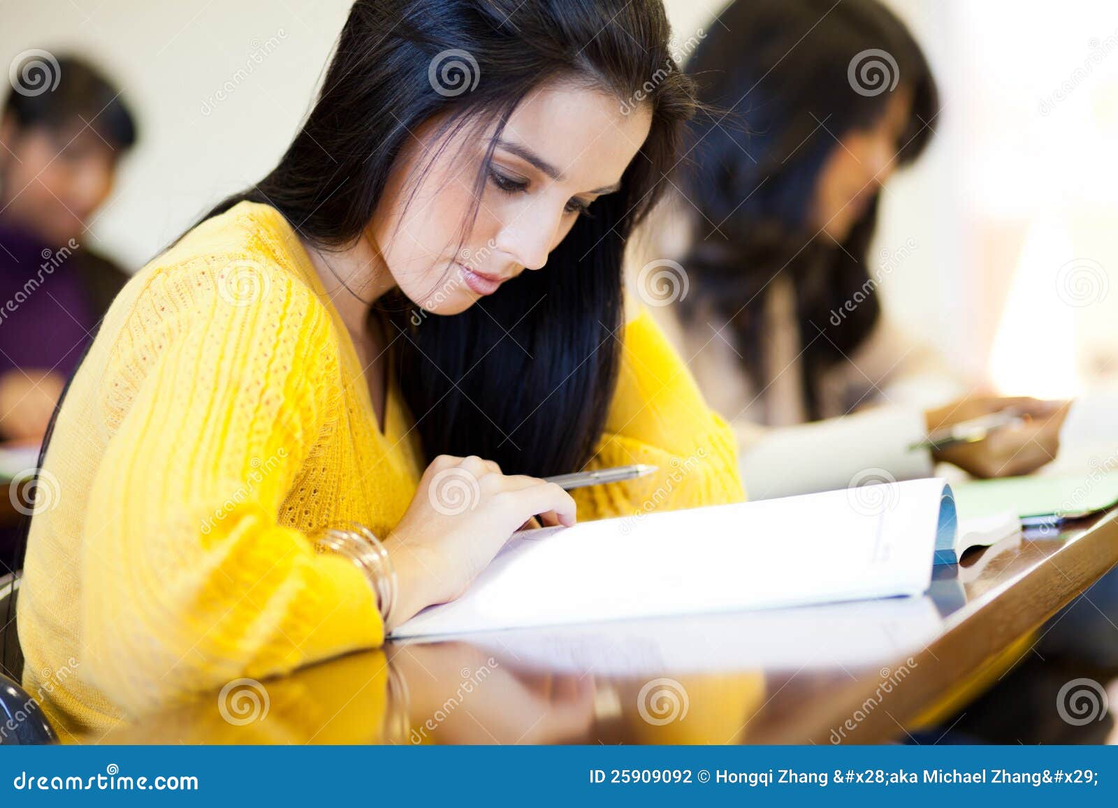 College students studying stock photo. Image of attractive - 25909092