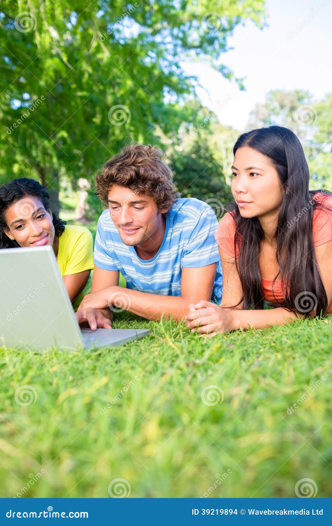 College Students Using Laptop Stock Photo - Image of young, adult: 39219894